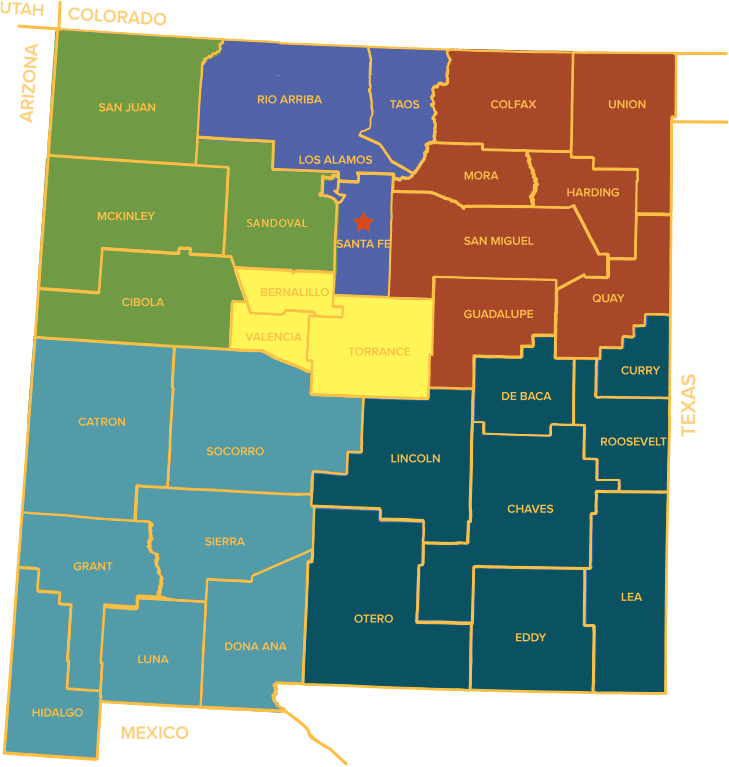 Map Of Northeastern New Mexico New Mexico State Guide | MapsofWorld